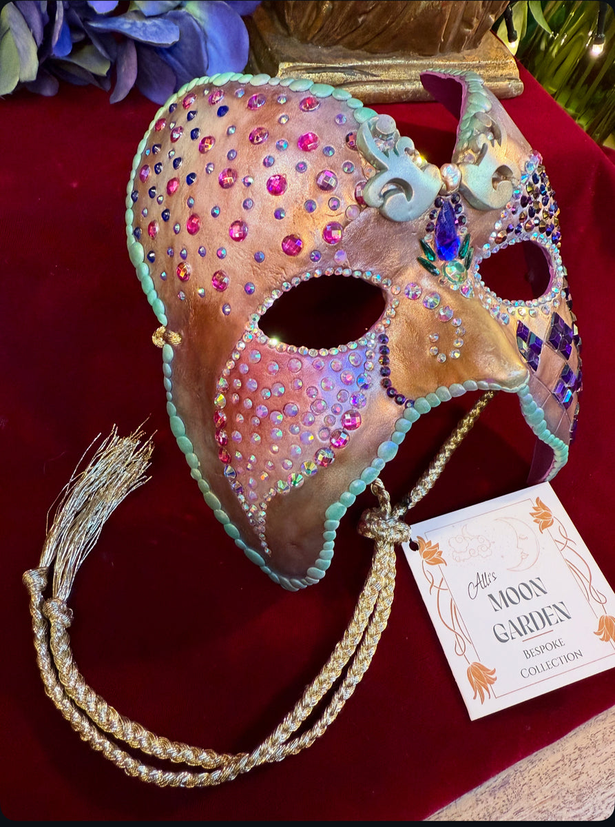 Alli’s Moon Garden Bespoke Masquerade Mask – Soto Collective