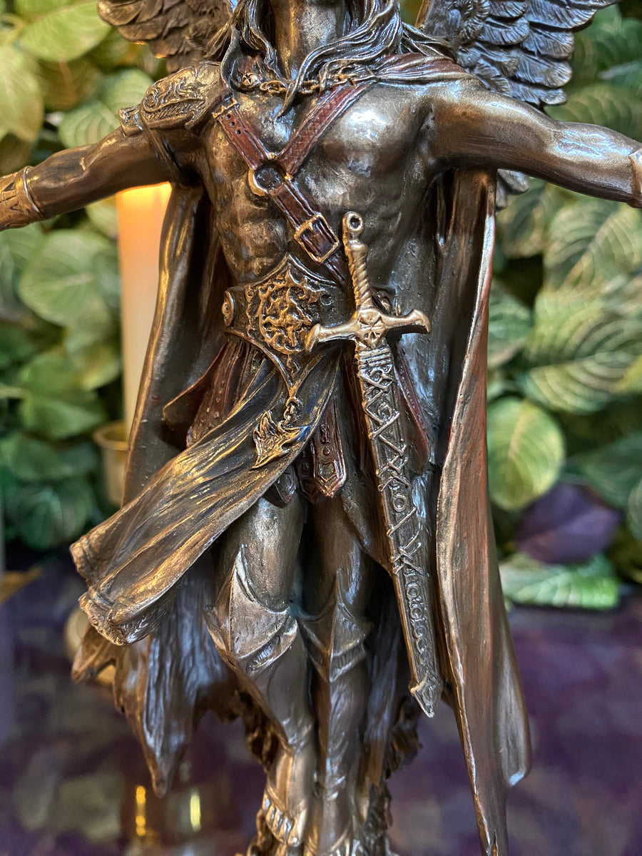 Archangel Uriel statue – Soto Collective