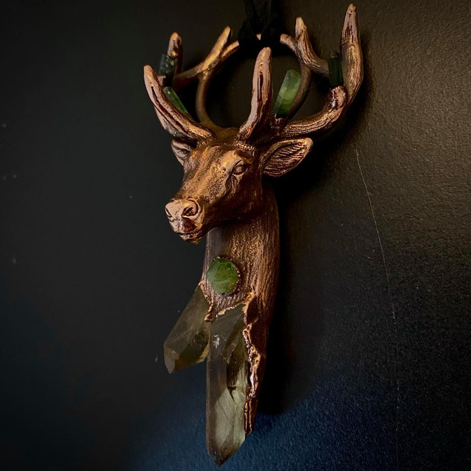 'King of the Forest' Stag Totem pendant – Soto Collective